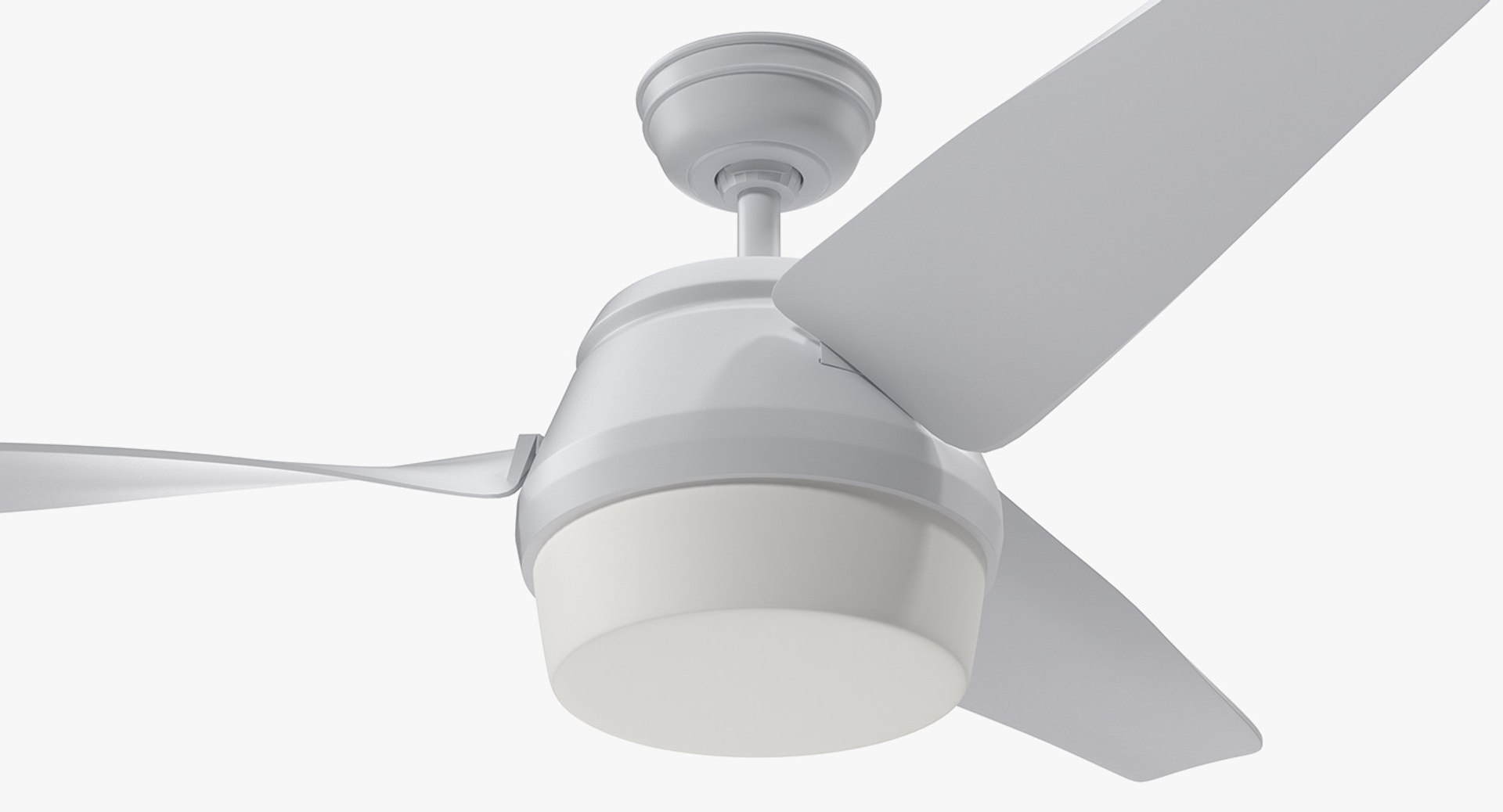 3-blade Ceiling Fan 3D Model - TurboSquid 1407655