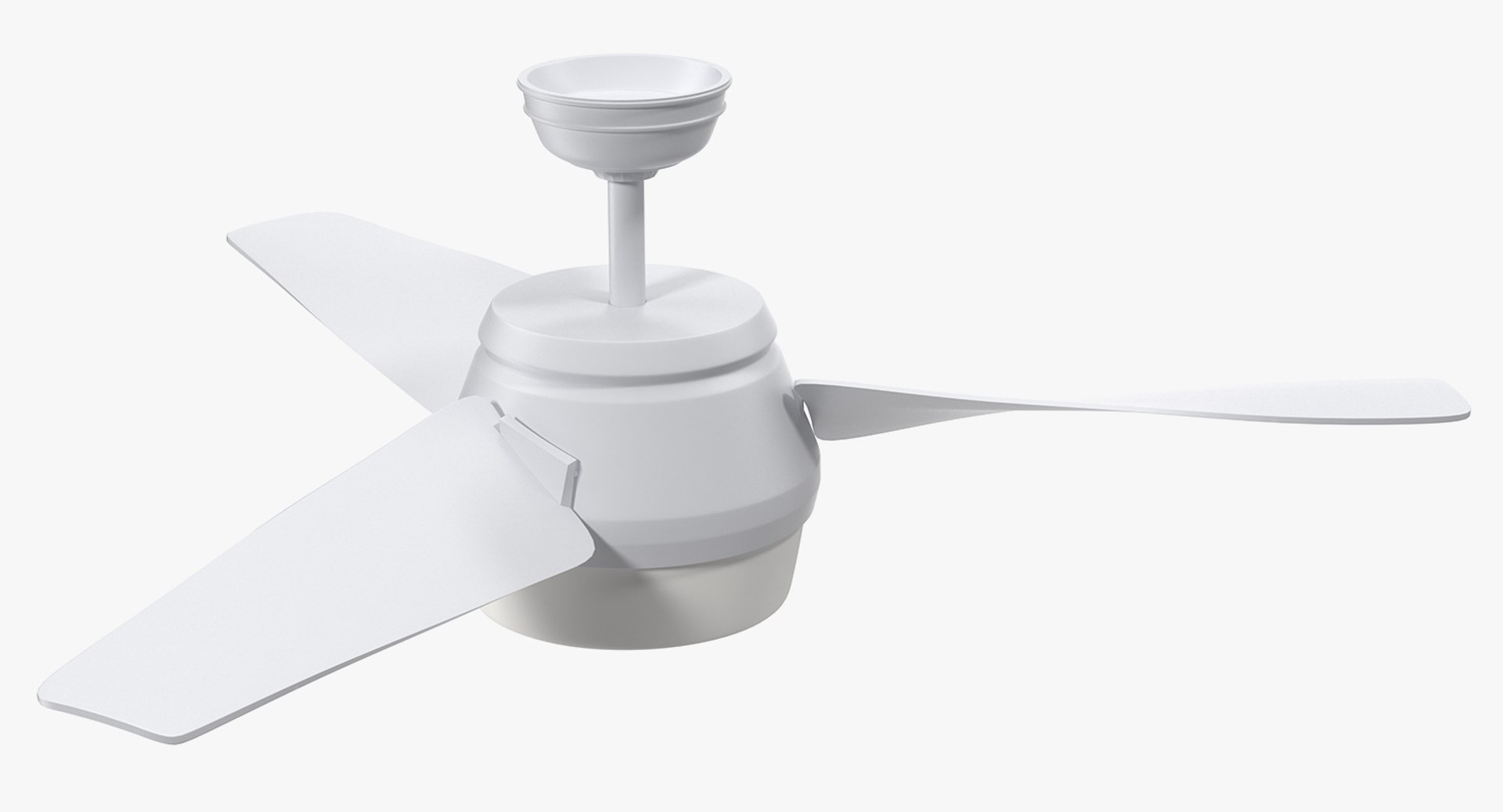3-blade Ceiling Fan 3D Model - TurboSquid 1407655