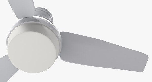 3-blade ceiling fan 3D model - TurboSquid 1407655