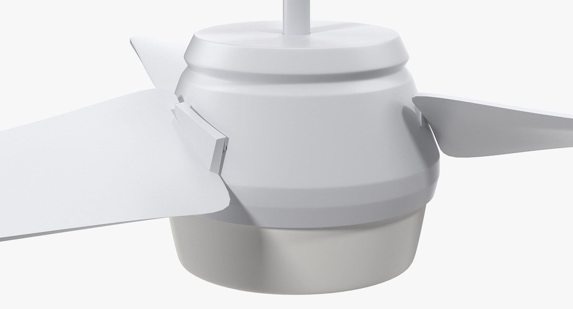 3-blade ceiling fan 3D model - TurboSquid 1407655