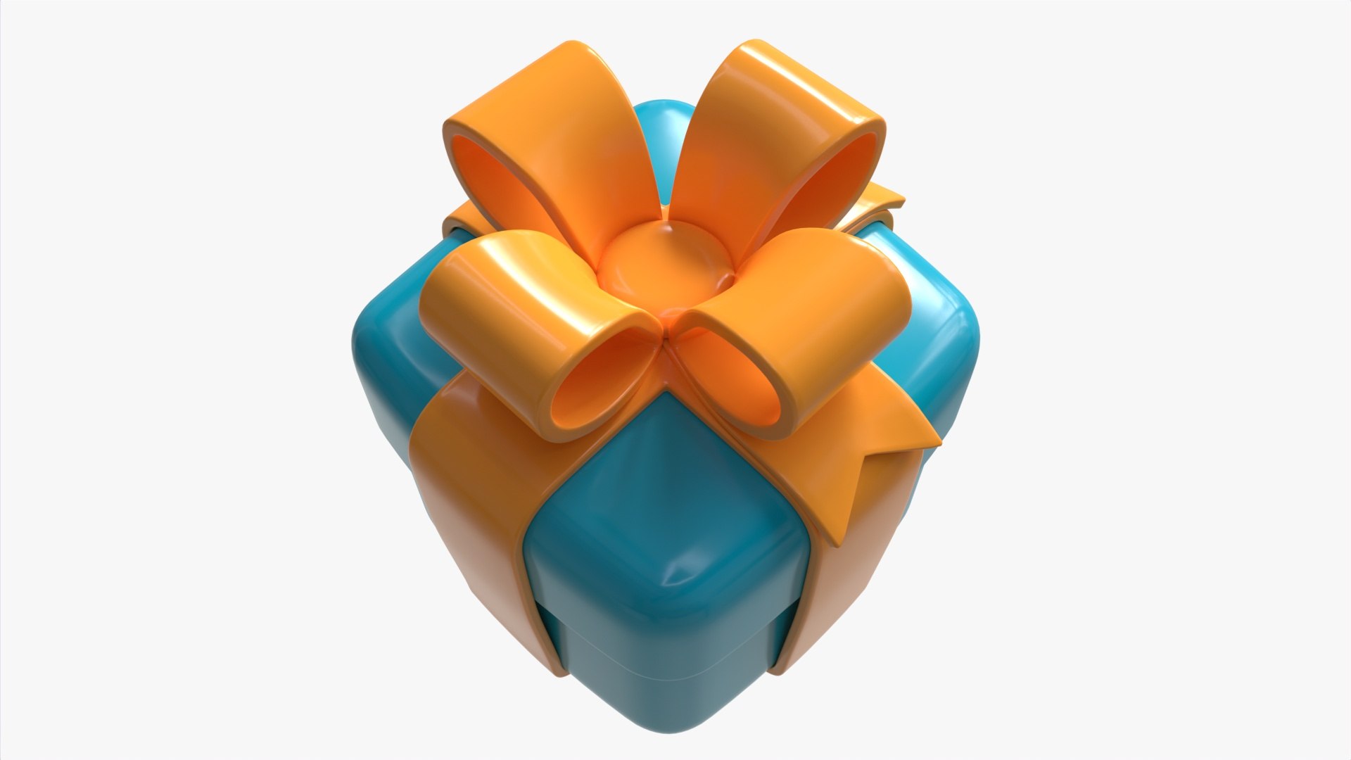 3D Gift Box with Ribbon Stylized - TurboSquid 2022567