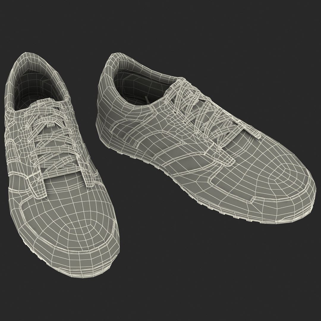 3d Running Shoes Model