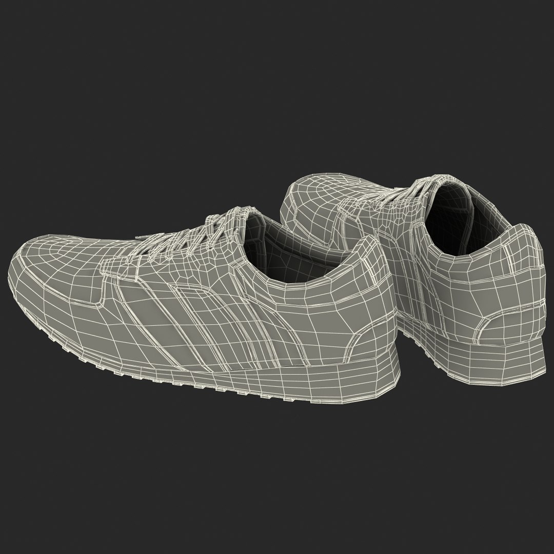 3d Running Shoes Model
