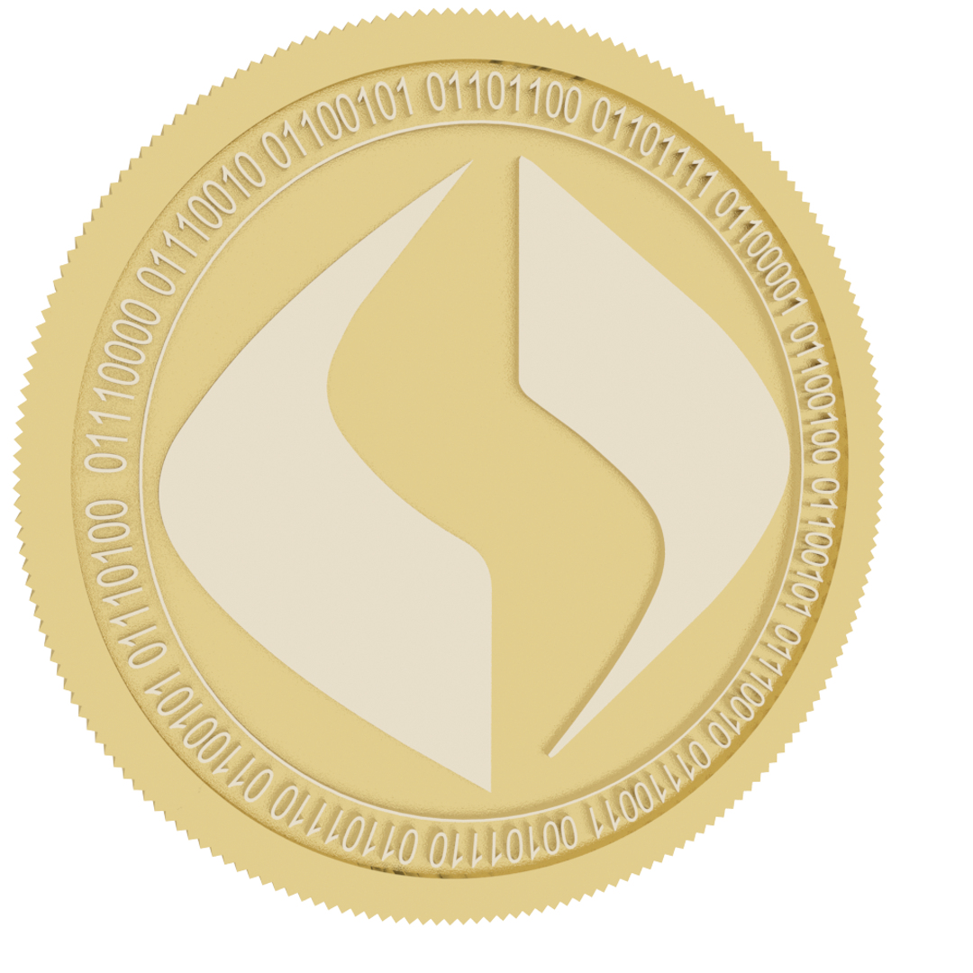 Suqa gold coin 3D - TurboSquid 1627187