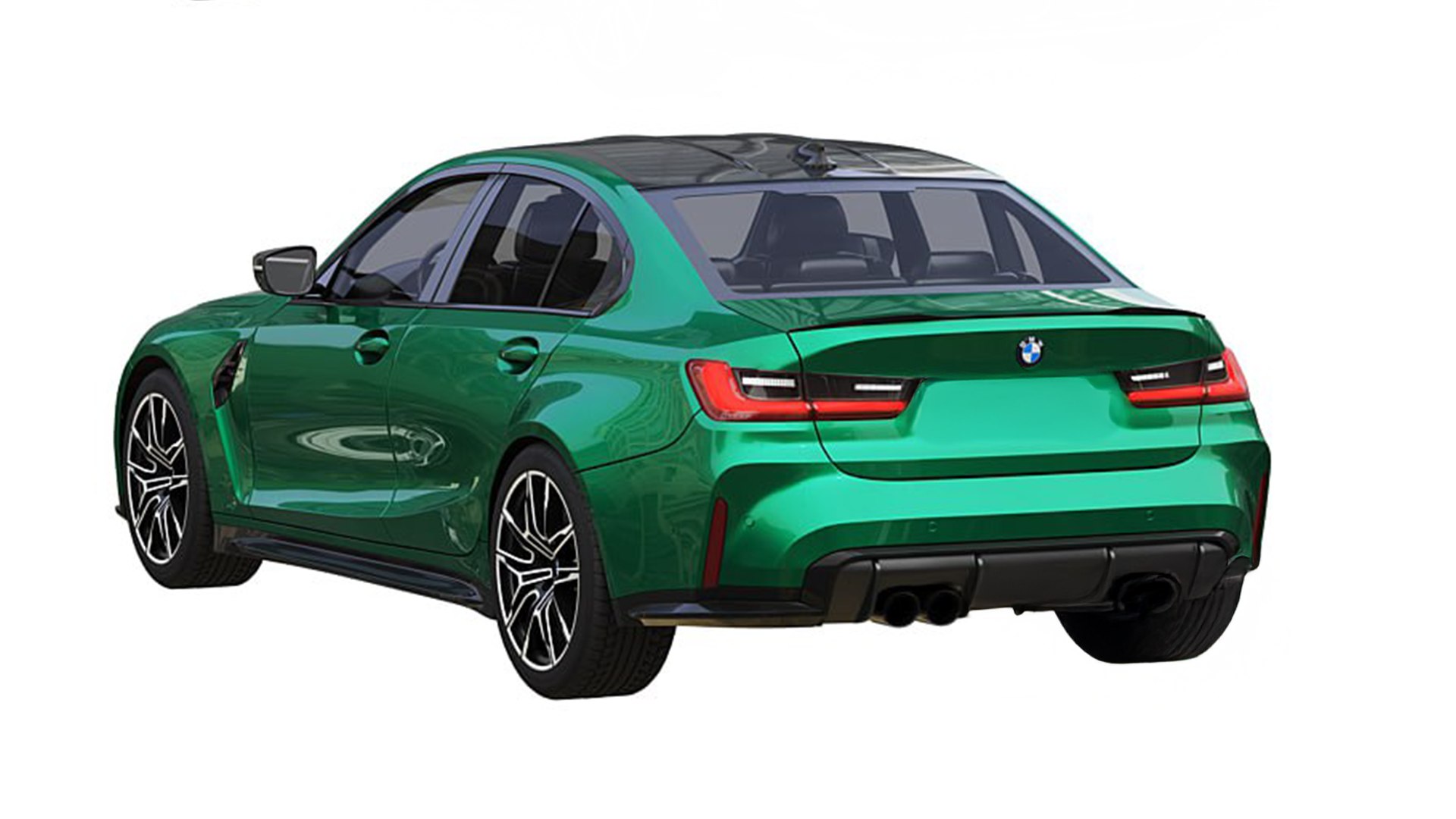 3D Model BMW M3 Competition G80 3er LIMOUSINE M MODELLE - TurboSquid ...