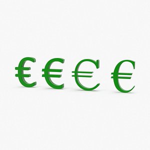 Euro Sign 3D Models for Download | TurboSquid