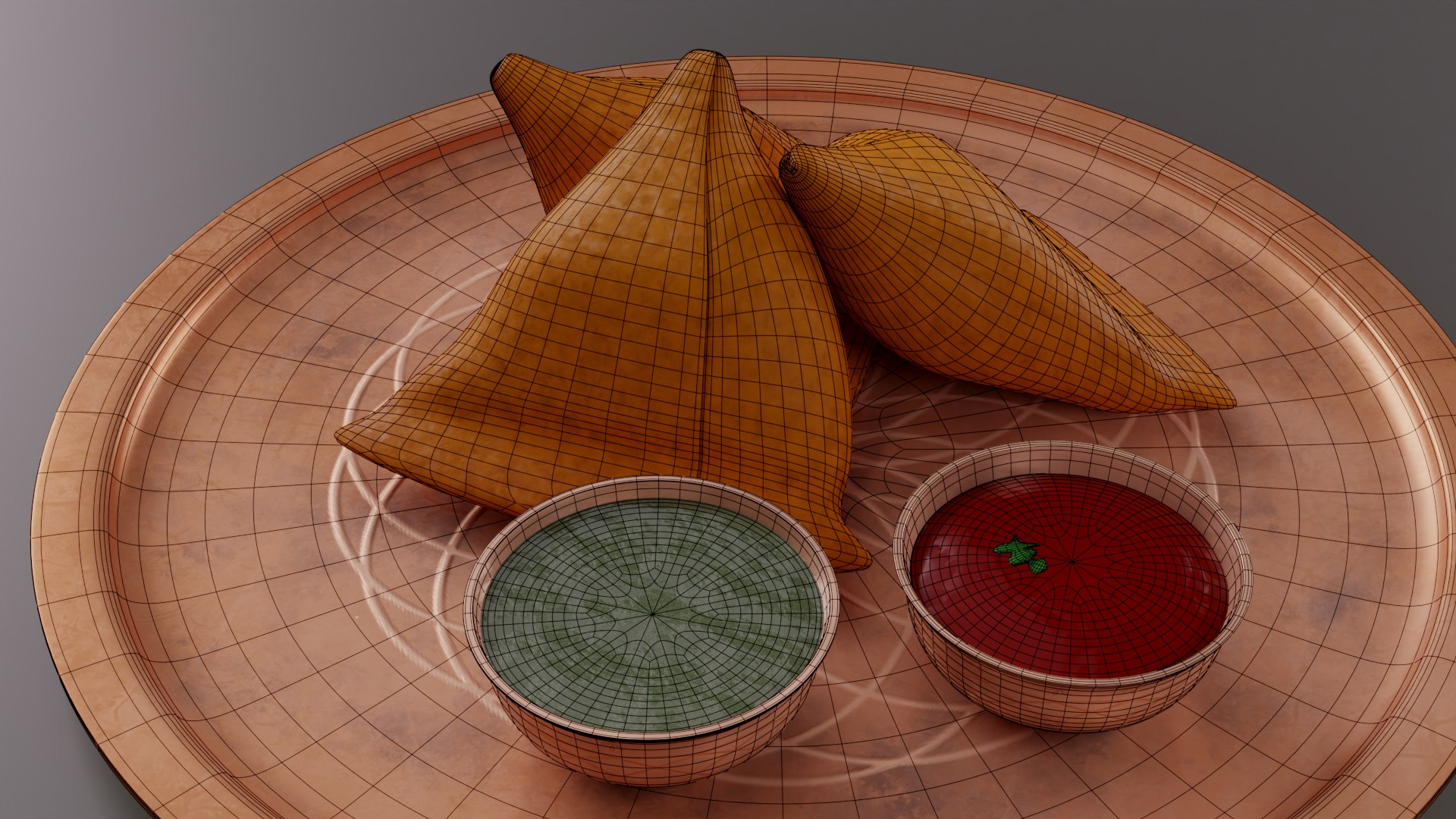 3D Samosa Model - TurboSquid 2096569