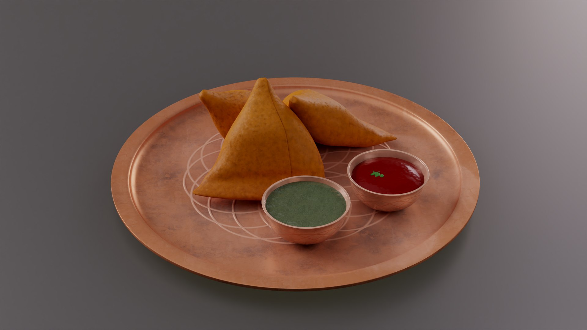 3D Samosa Model - TurboSquid 2096569