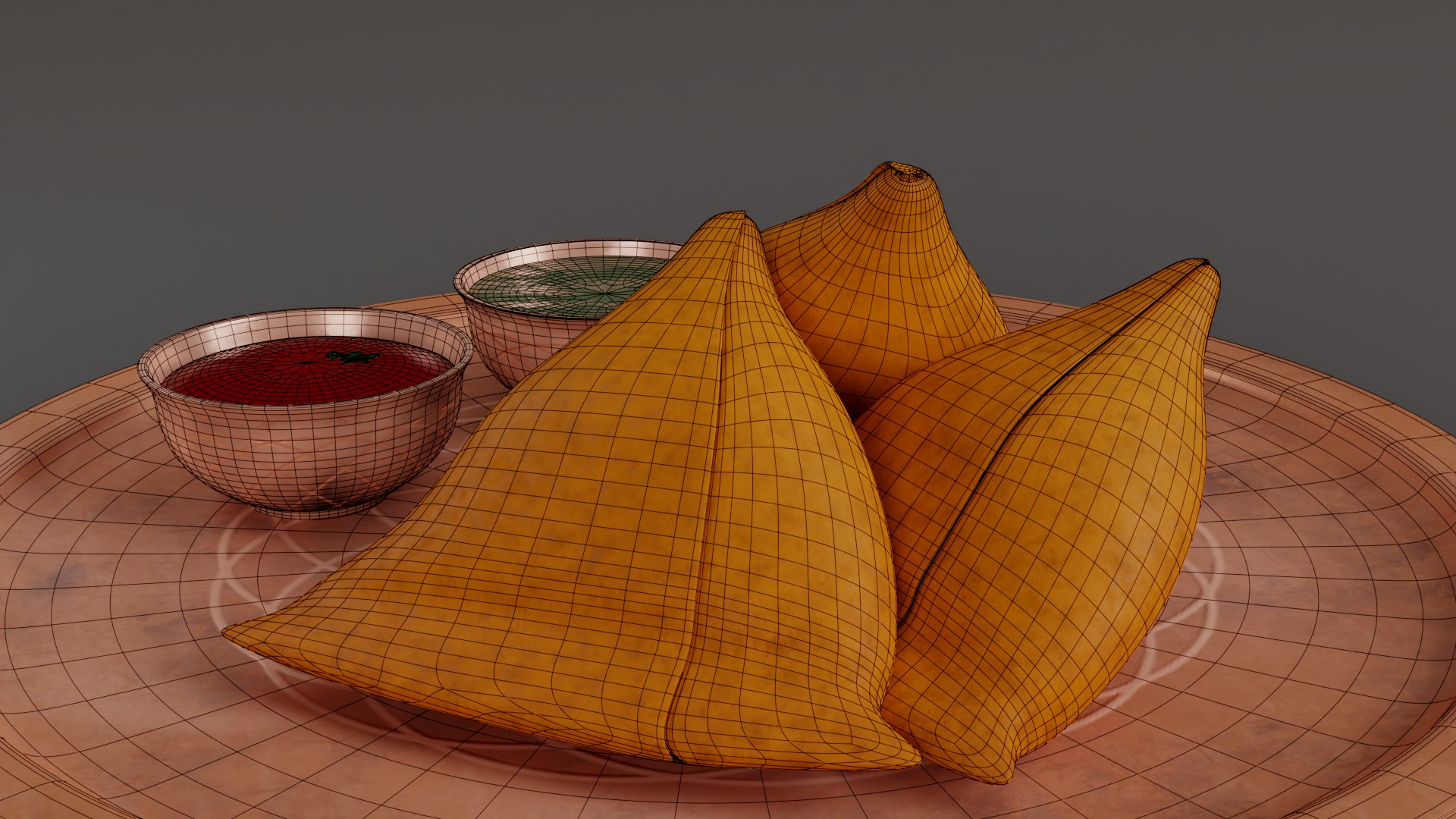 3D Samosa Model - TurboSquid 2096569