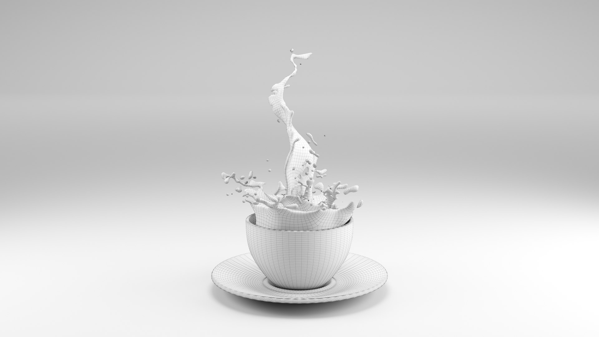 3D coffee splash v1 model - TurboSquid 1543261