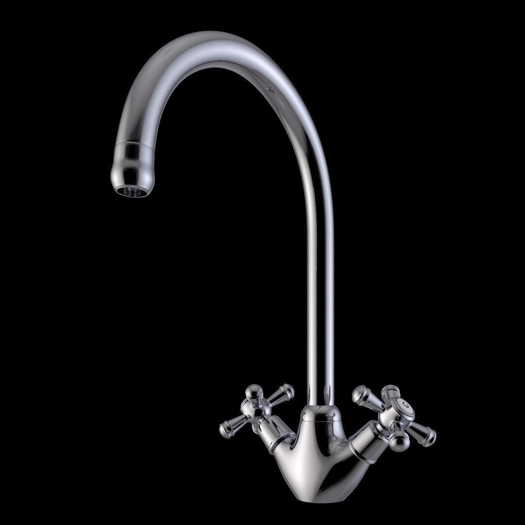 Kitchen tap 3D model - TurboSquid 1351291