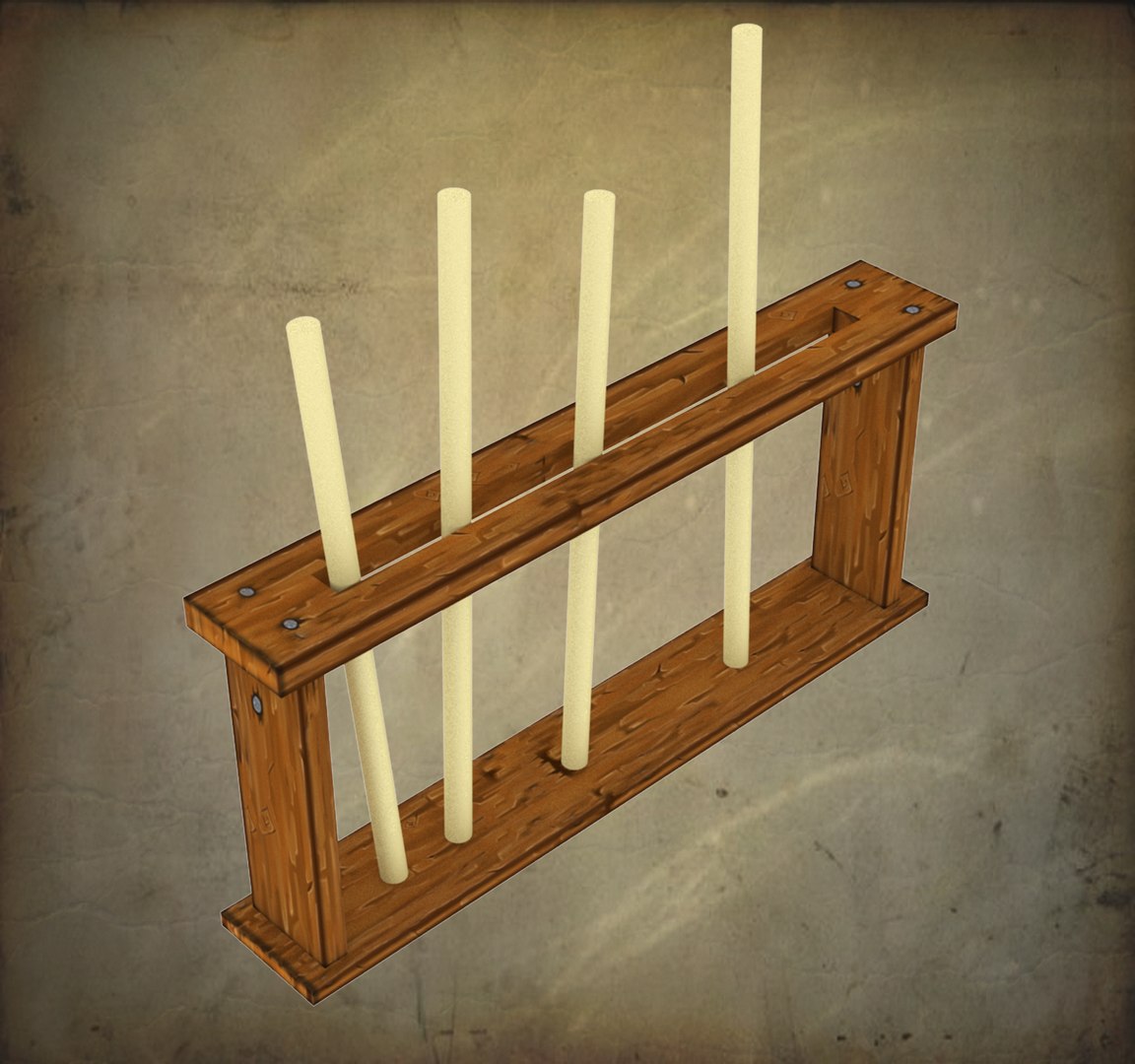 3d Weapon Support Ready Model