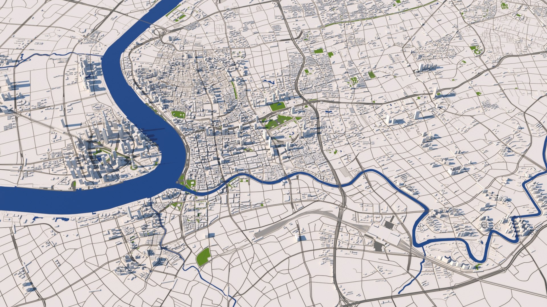 3D Shanghai City Center - TurboSquid 1849702