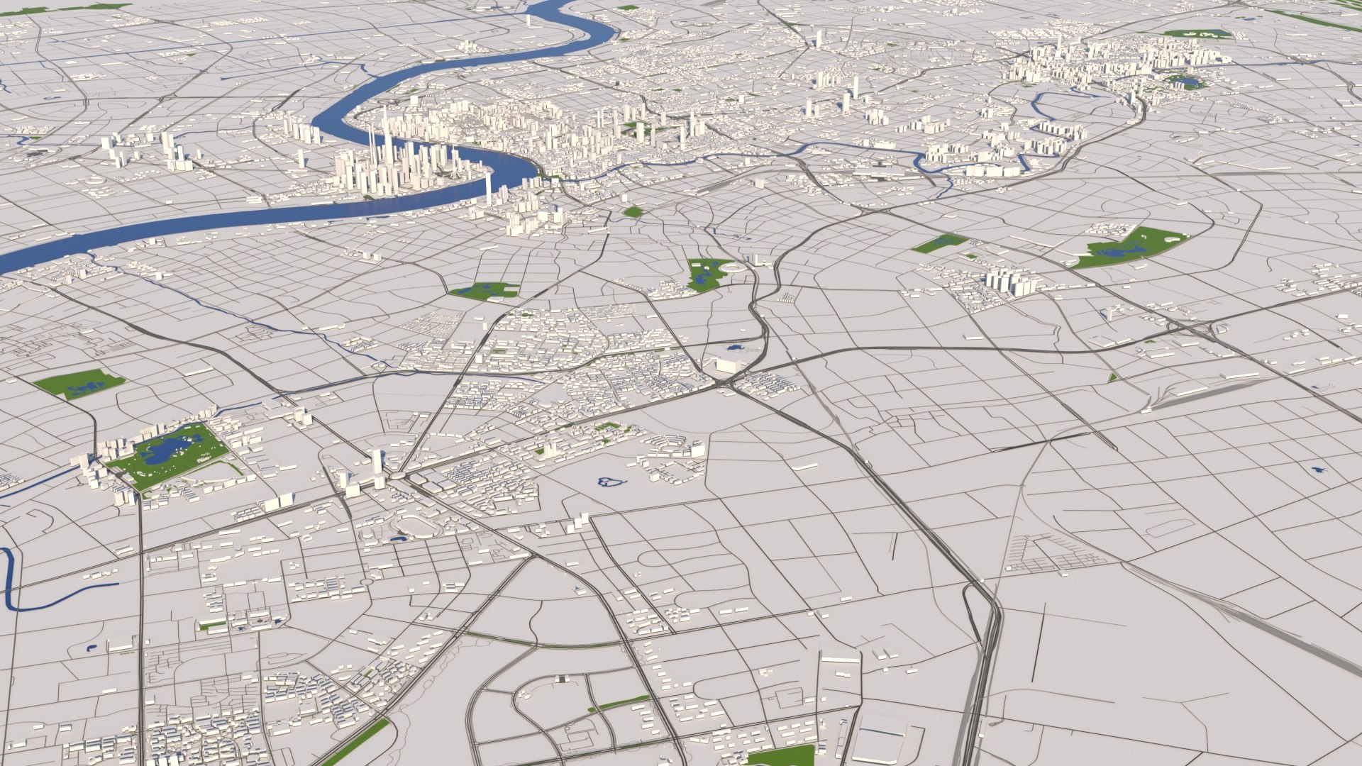 3D Shanghai City Center - TurboSquid 1849702