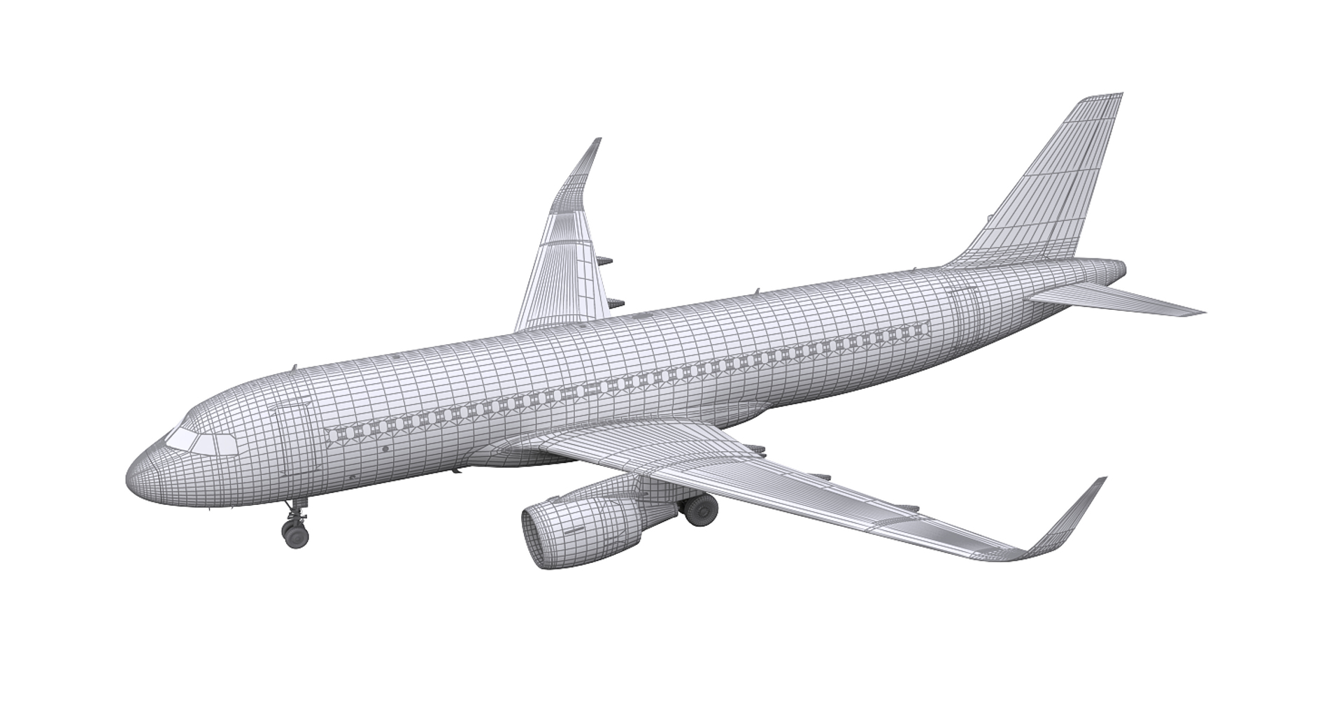 a320 generic 3d model