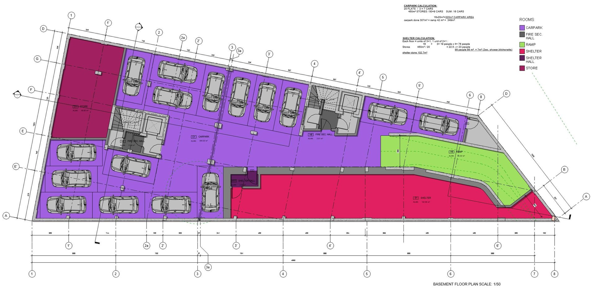 Revit Project Apartment Building 3D Model - TurboSquid 1338159