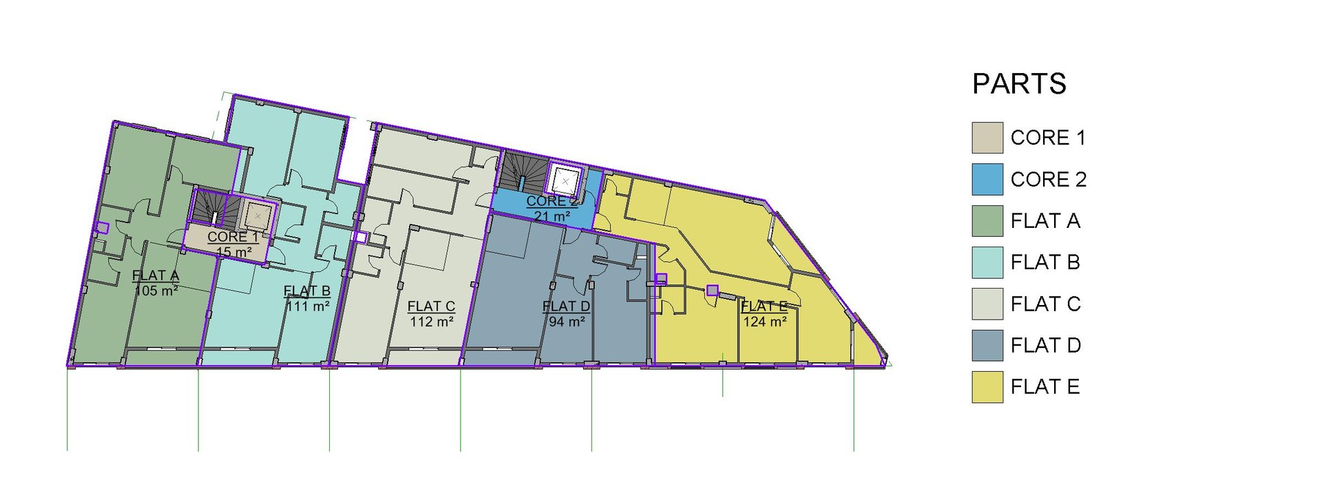 Revit Project Apartment Building 3D Model - TurboSquid 1338159