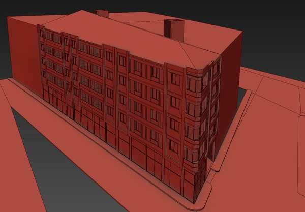 Revit project apartment building 3D model - TurboSquid 1338159