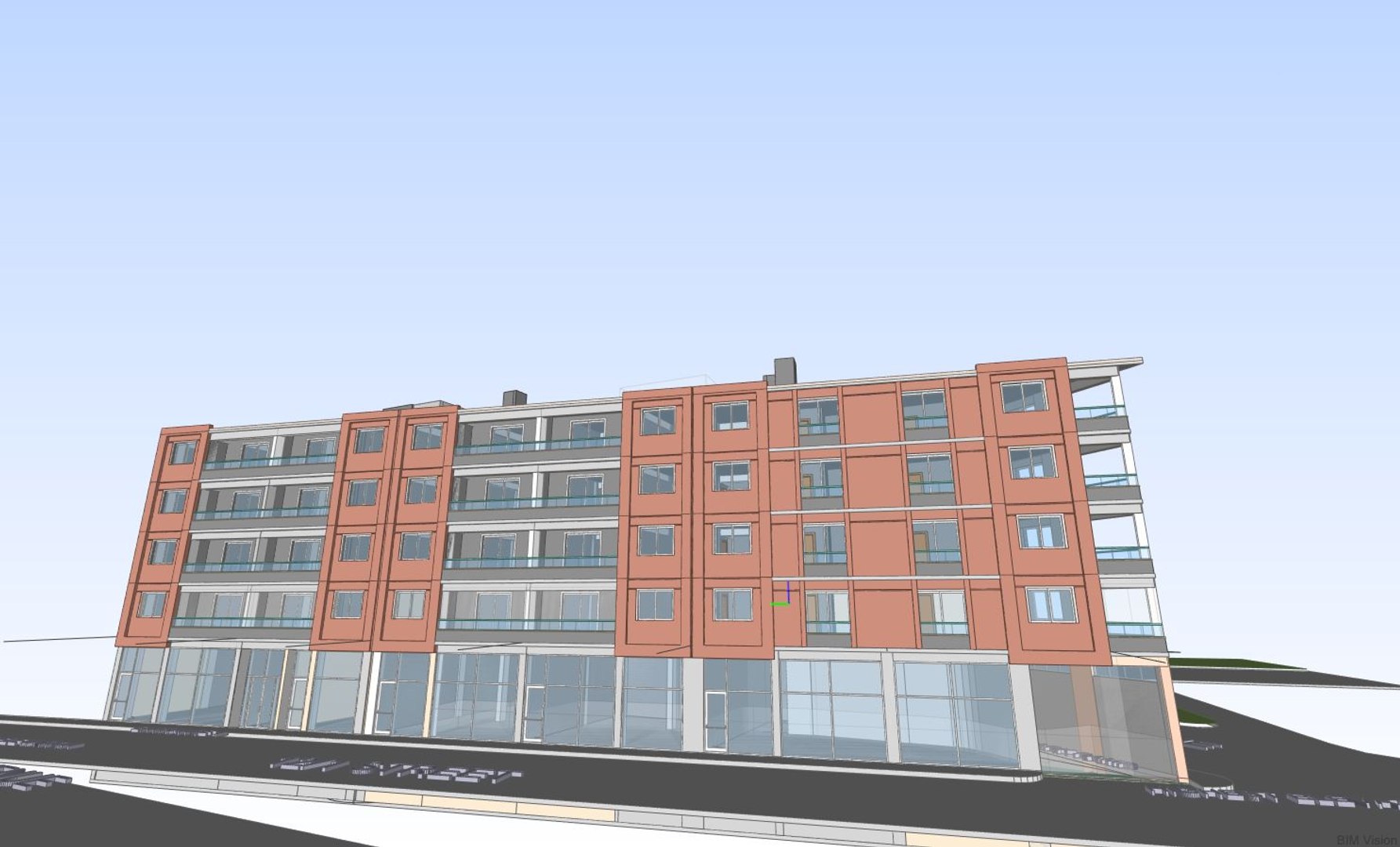 Revit Project Apartment Building 3D Model - TurboSquid 1338159