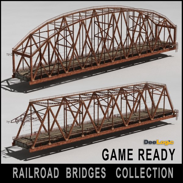 Railway Bridge 3D Models for Download | TurboSquid