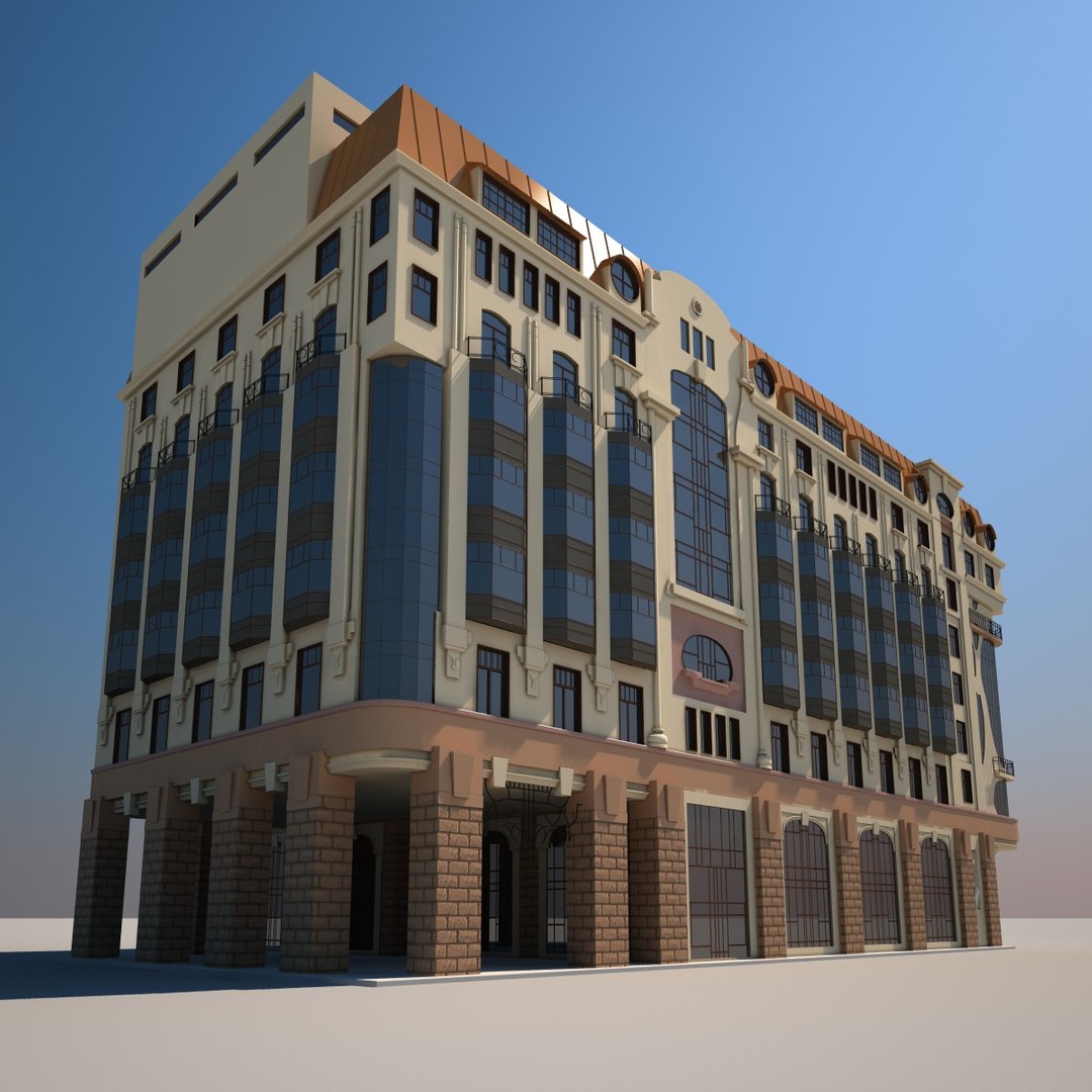 3d Model Marriott Hotel