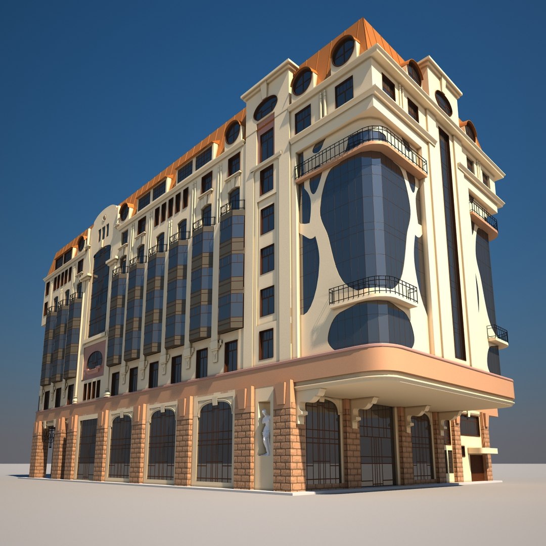3d Model Marriott Hotel