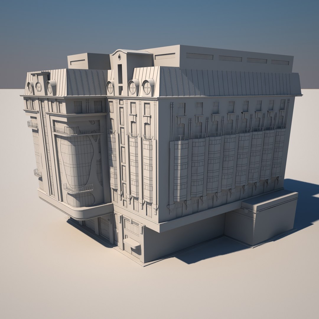 3d Model Marriott Hotel