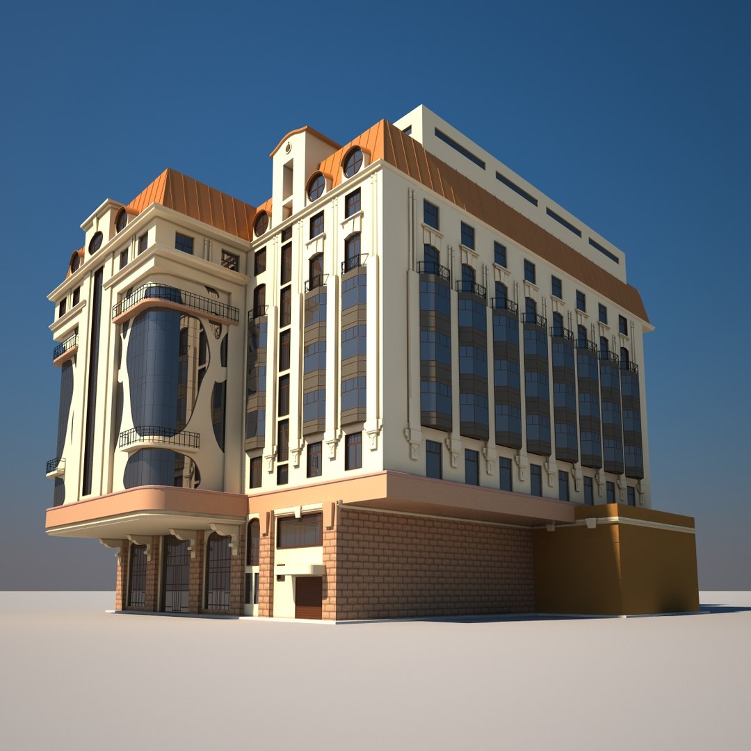 3d Model Marriott Hotel