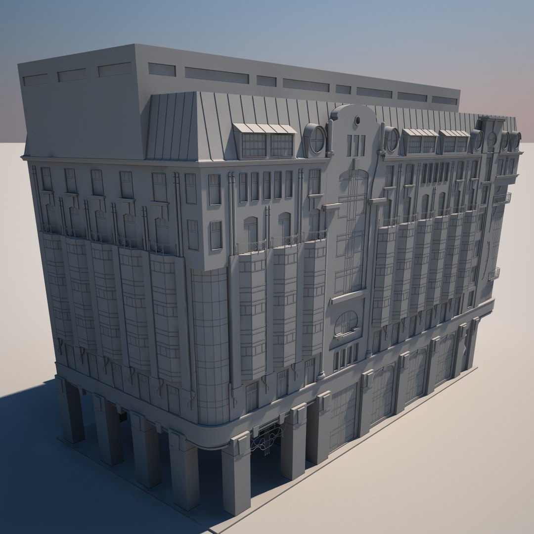 3d Model Marriott Hotel