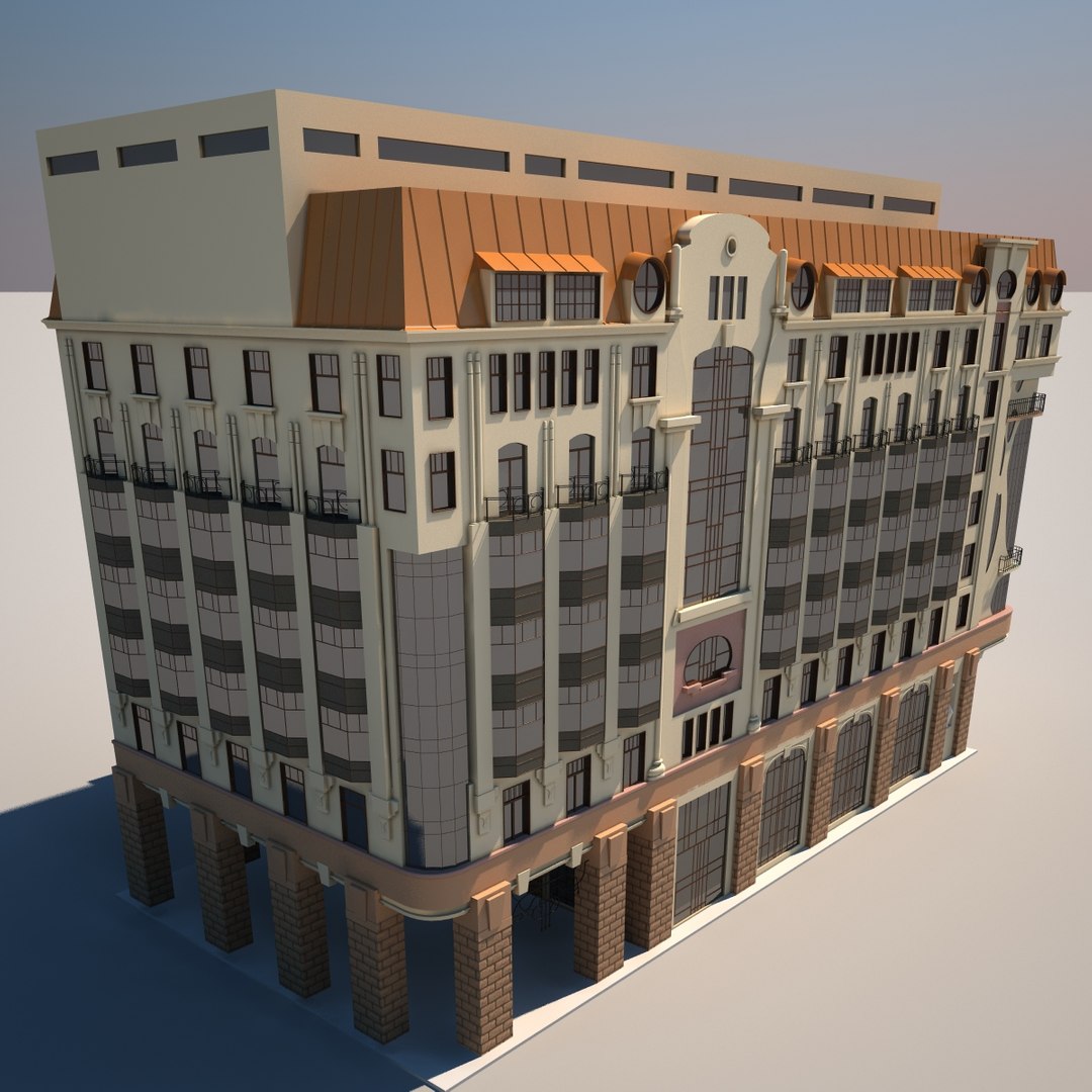 3d Model Marriott Hotel