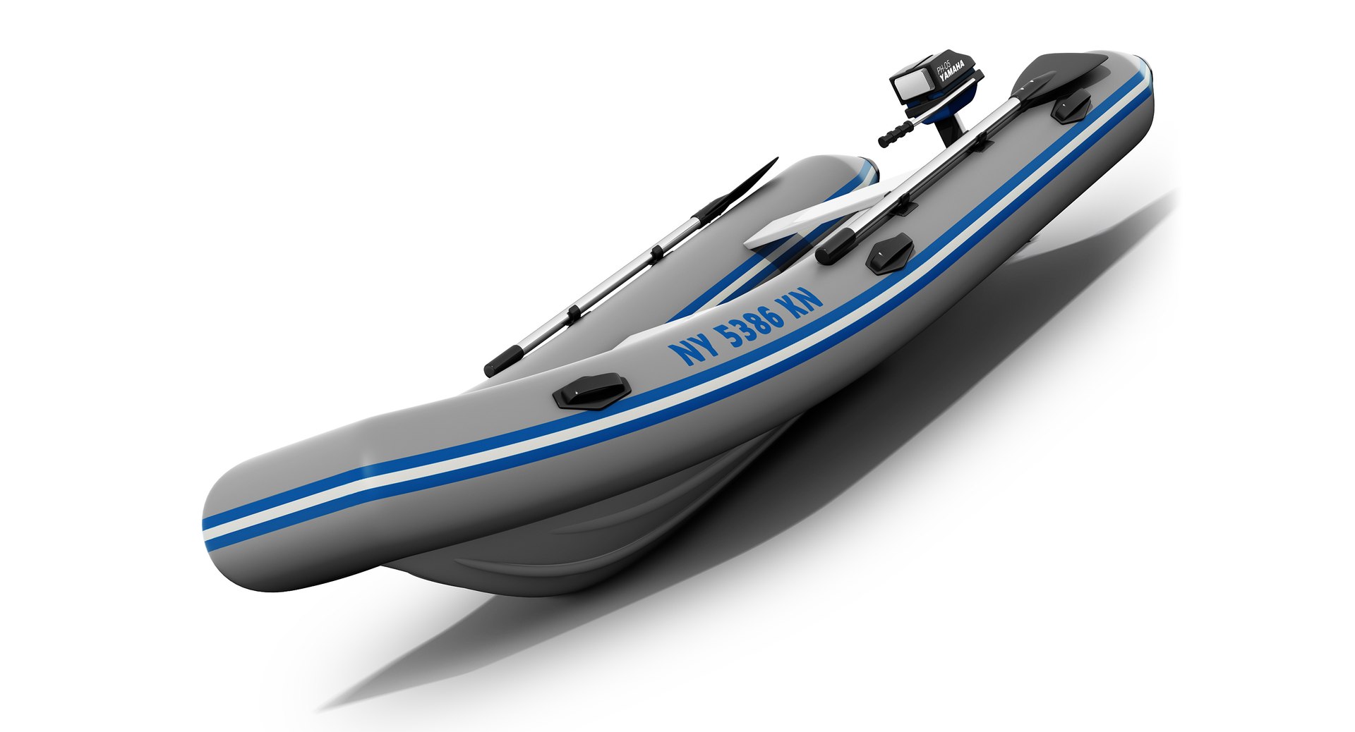 3d Inflatable Dinghy Model