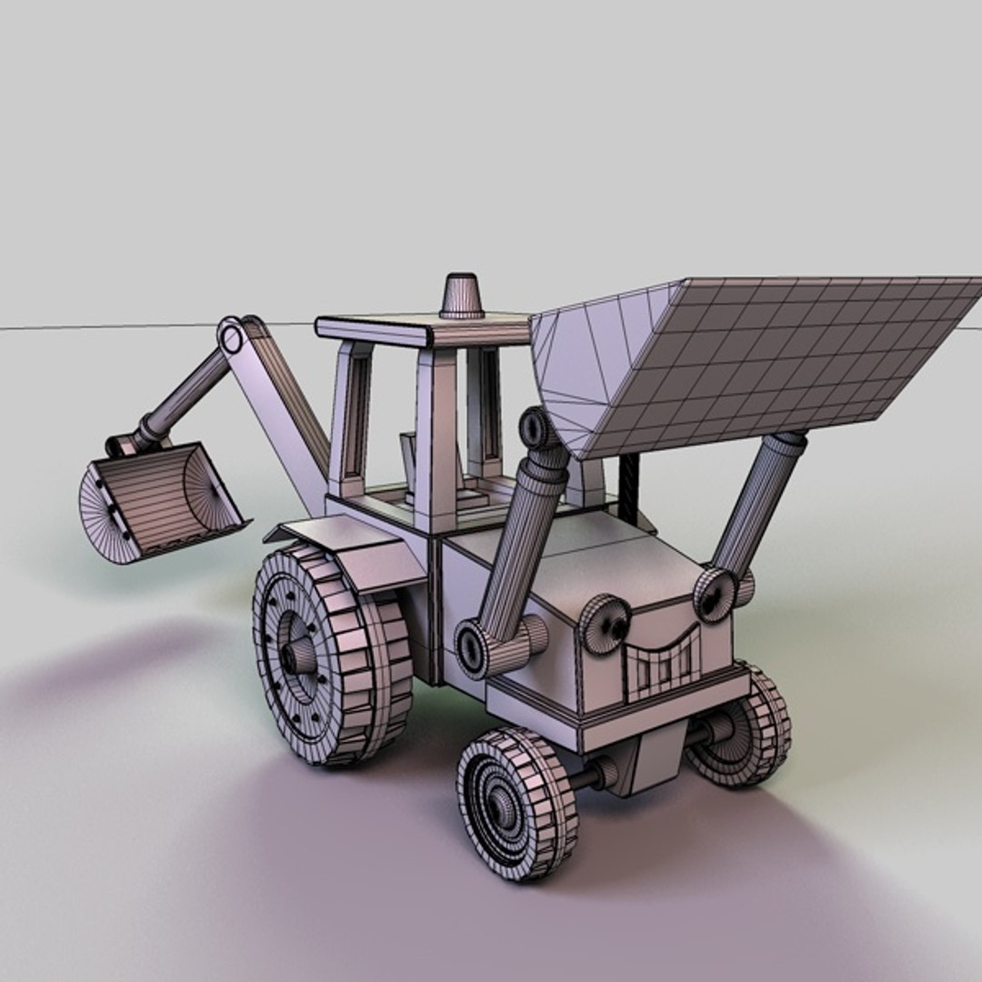 3d Rigged Digger
