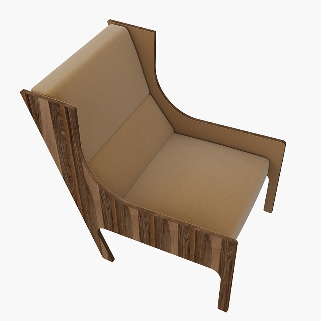 3d Model Of Autoban Armchair