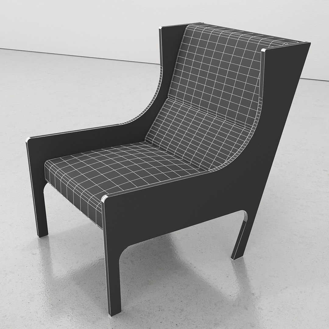 3d Model Of Autoban Armchair
