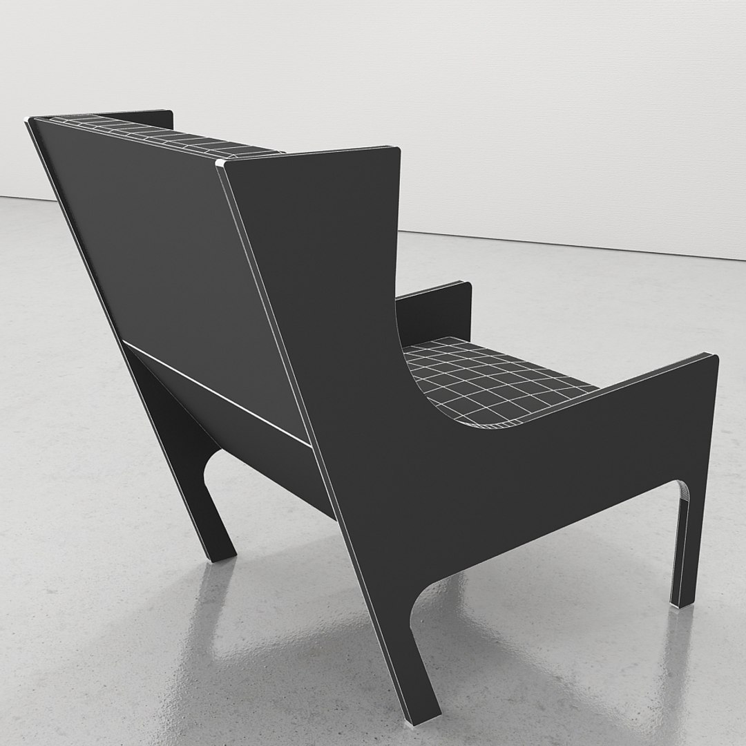 3d Model Of Autoban Armchair