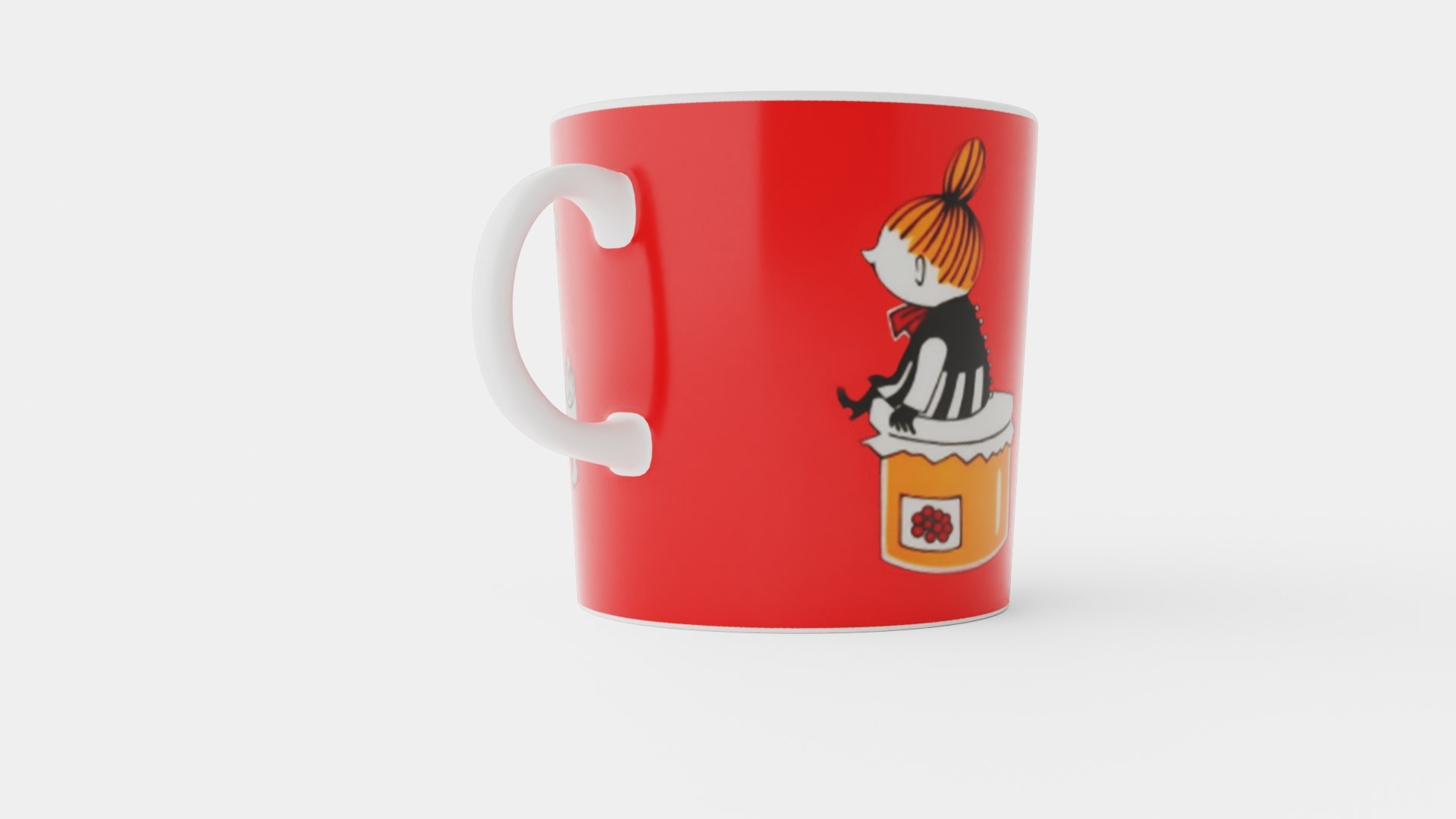 Moomin Mug Little My Red 3D - TurboSquid 2244976