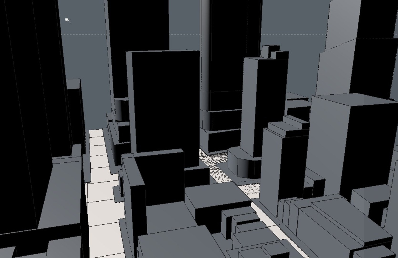 square city cityscape 3d model