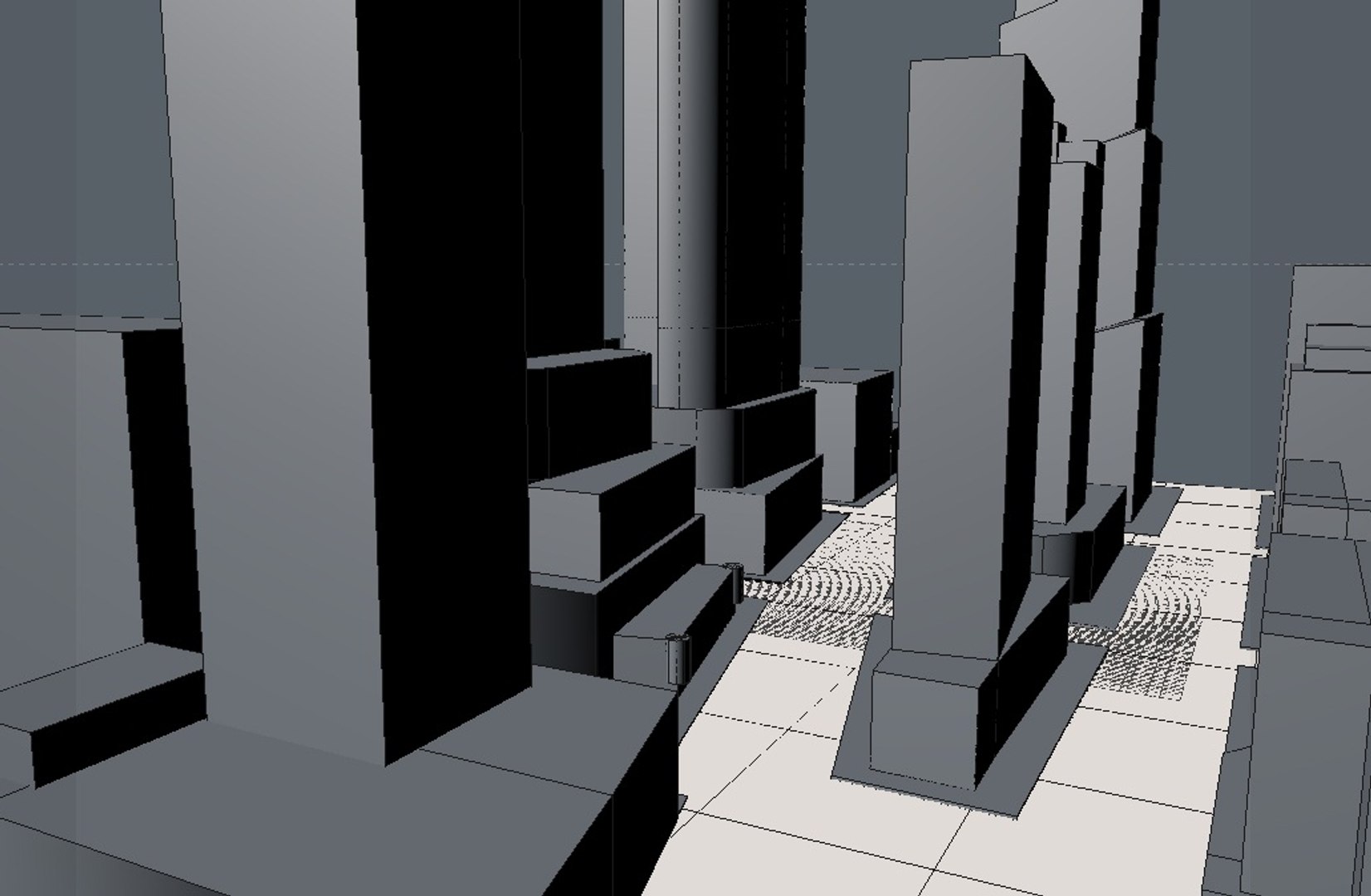 square city cityscape 3d model