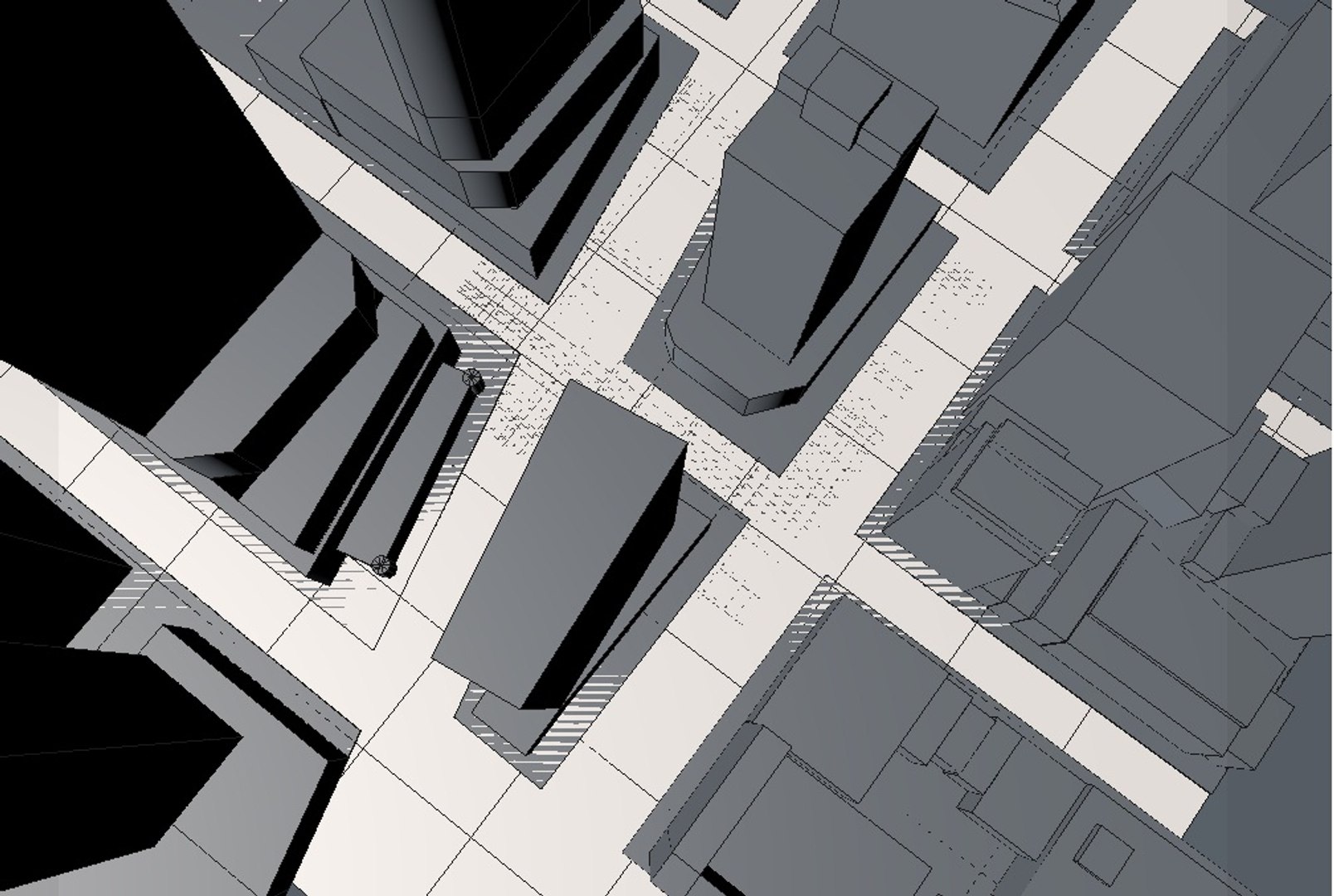 square city cityscape 3d model