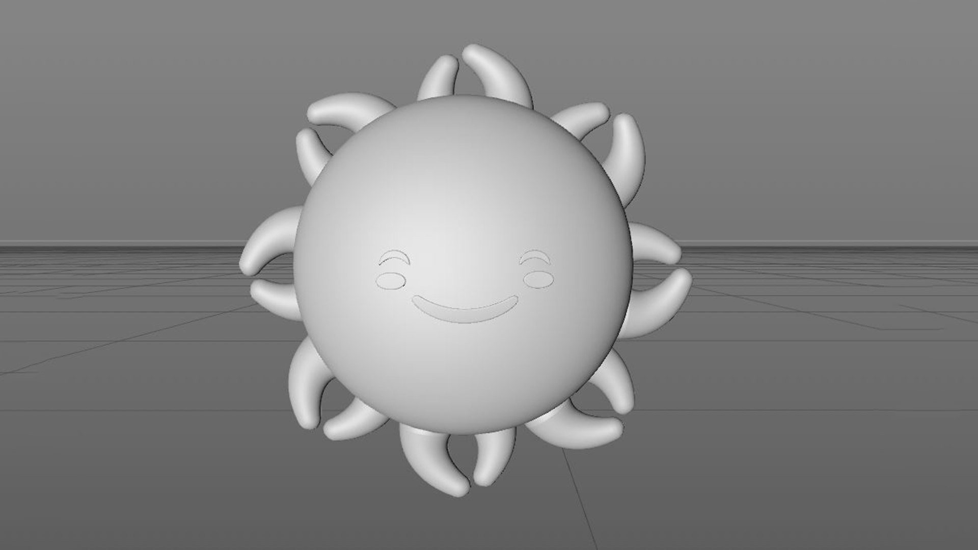 Free 3D 3d Smiley And Happy Sun - TurboSquid 2236283
