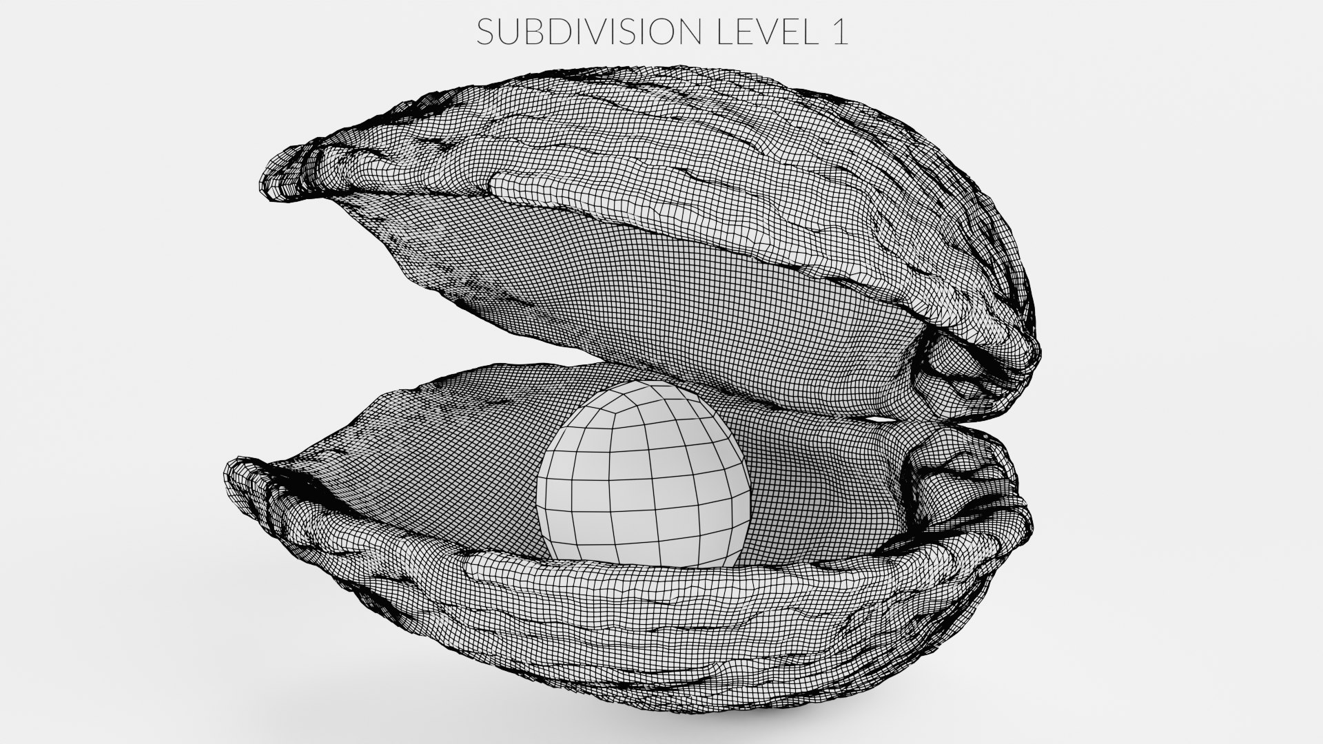 Pearl In Shell 3D Model - TurboSquid 2049097