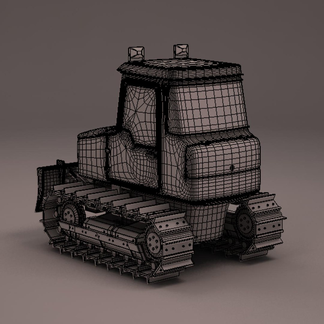 Bulldozer 3D Model - TurboSquid 808272