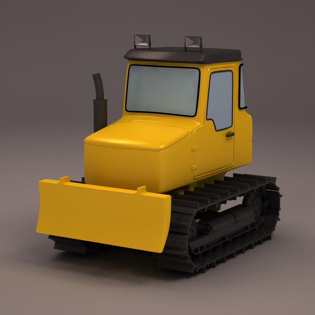 Bulldozer 3D model - TurboSquid 808272