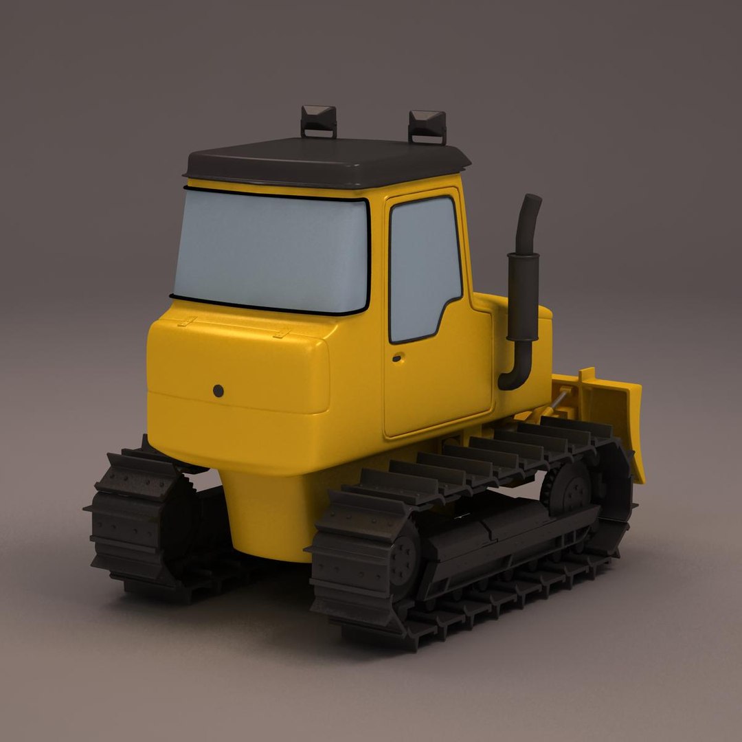 Bulldozer 3D Model - TurboSquid 808272