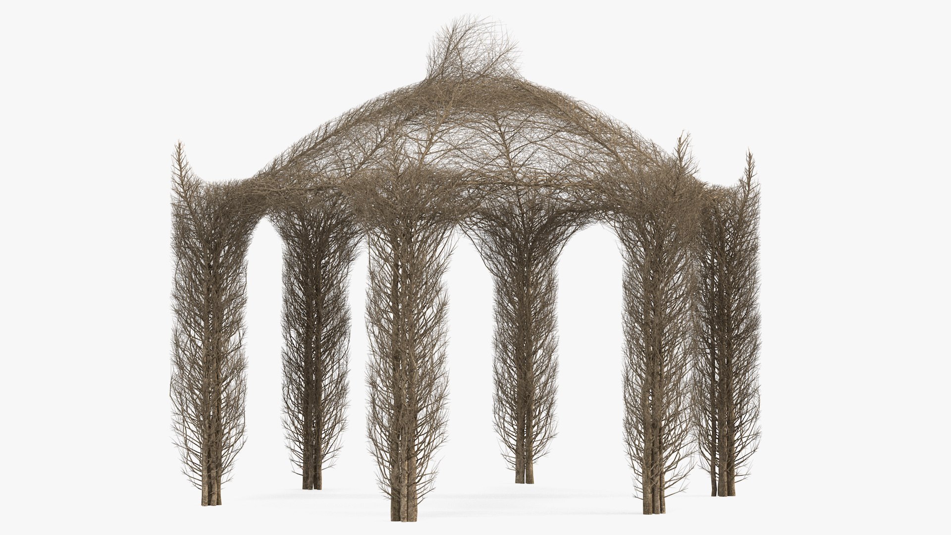 Branch gazebo 3D model - TurboSquid 1618827