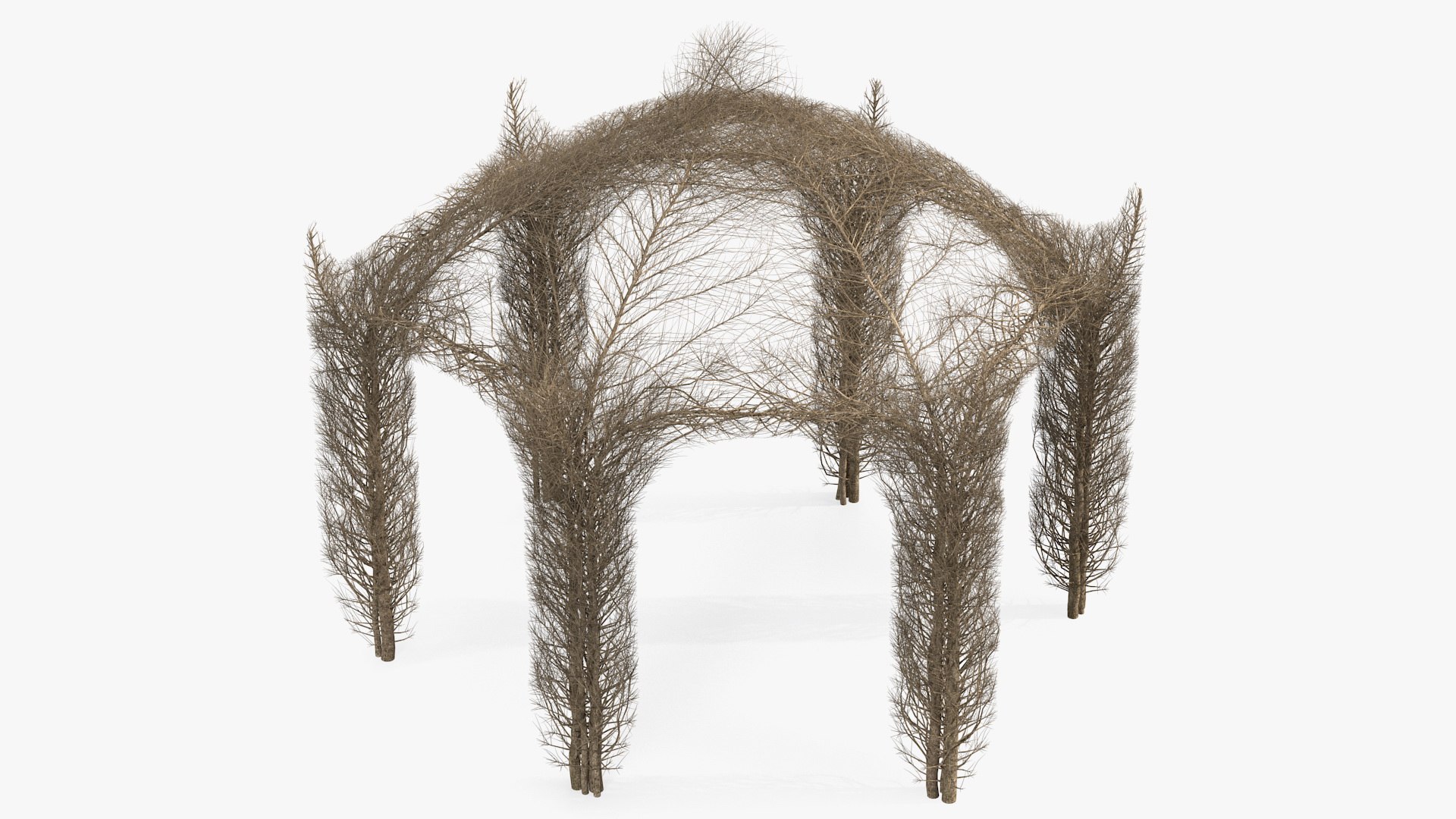 Branch gazebo 3D model - TurboSquid 1618827