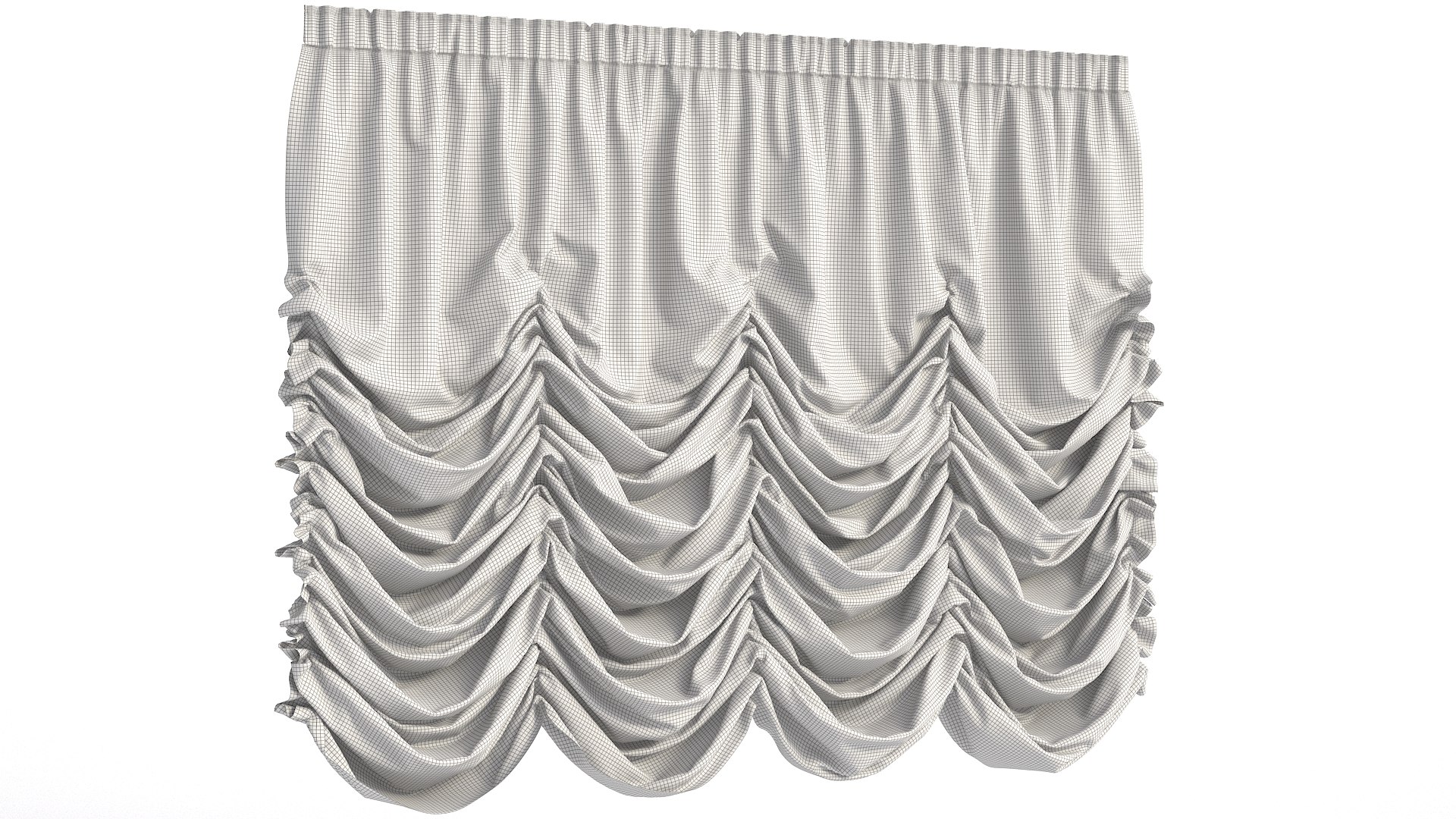 3D Austrian Curtain 16 Model - TurboSquid 2014758