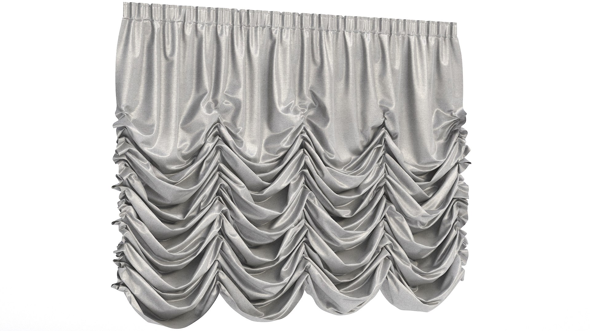 3D Austrian Curtain 16 Model - TurboSquid 2014758