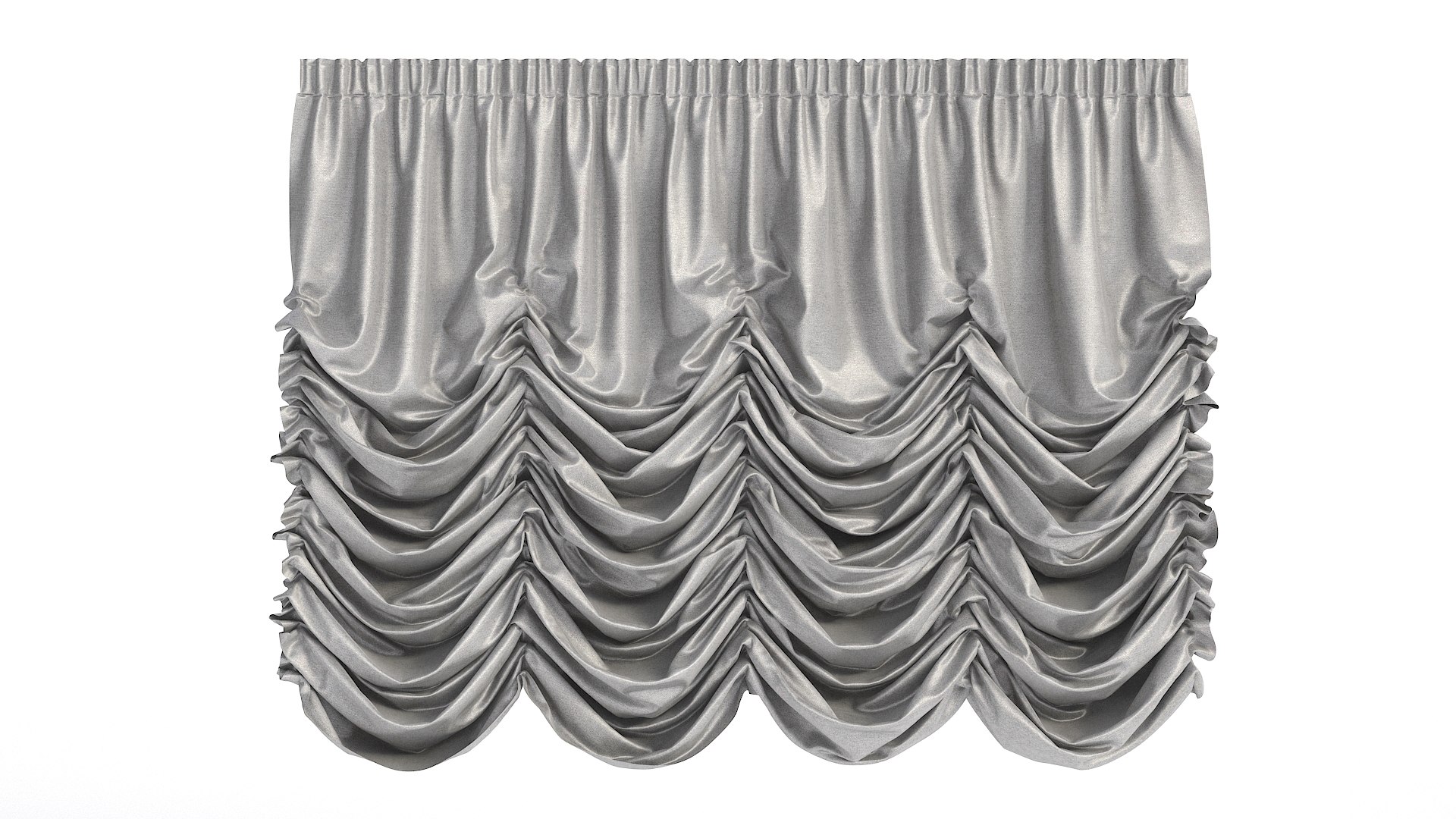 3D Austrian Curtain 16 Model - TurboSquid 2014758