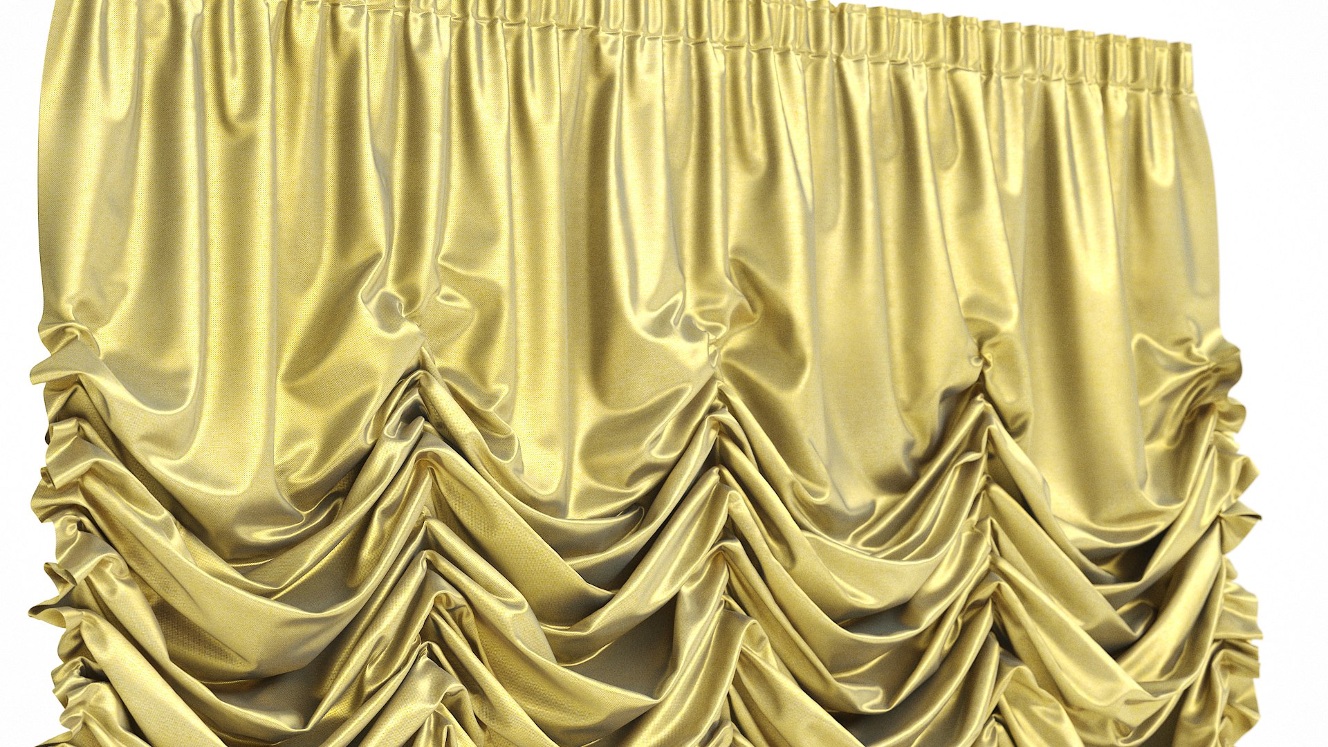 3D Austrian Curtain 16 Model - TurboSquid 2014758